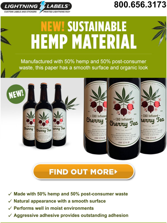 Lightning Labels: Create Eye-Catching Labels with Hemp Eco-Friendly ...