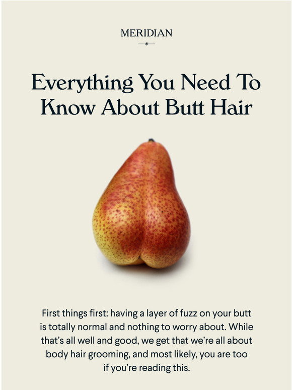 Meridian Grooming: Should you trim your butt hair? | Milled