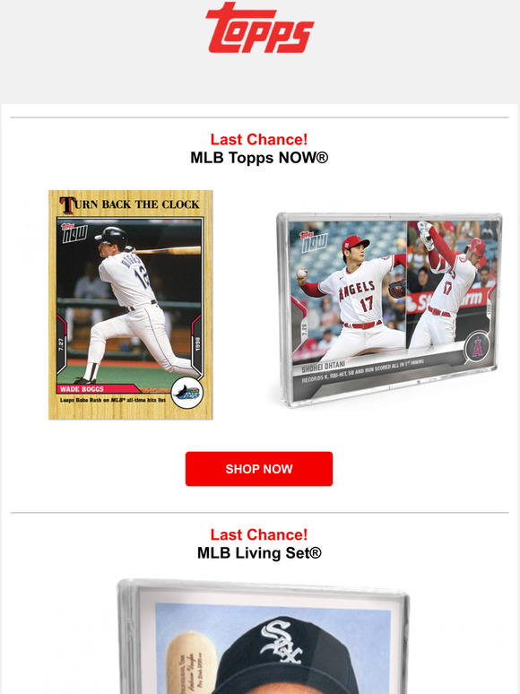 Topps: Don't miss the latest Topps NOW or MLB Living Set | Milled
