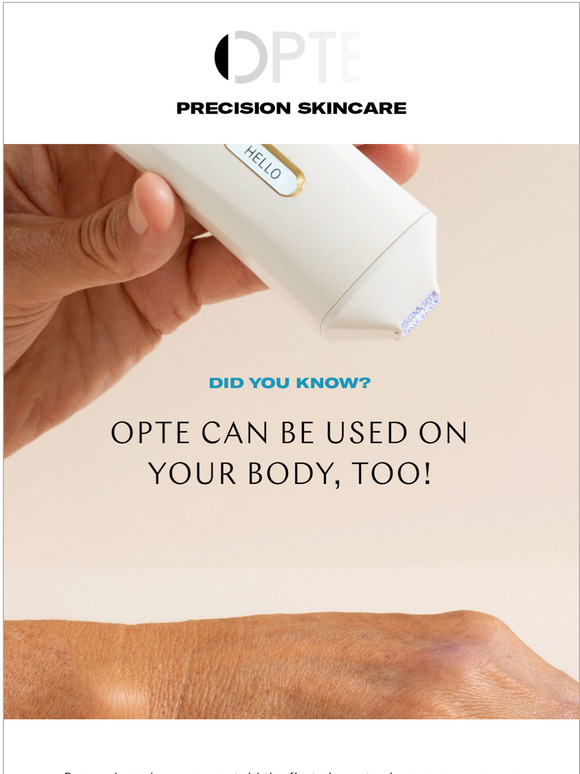 OPTE Skin: The Full-Body Experience | Milled