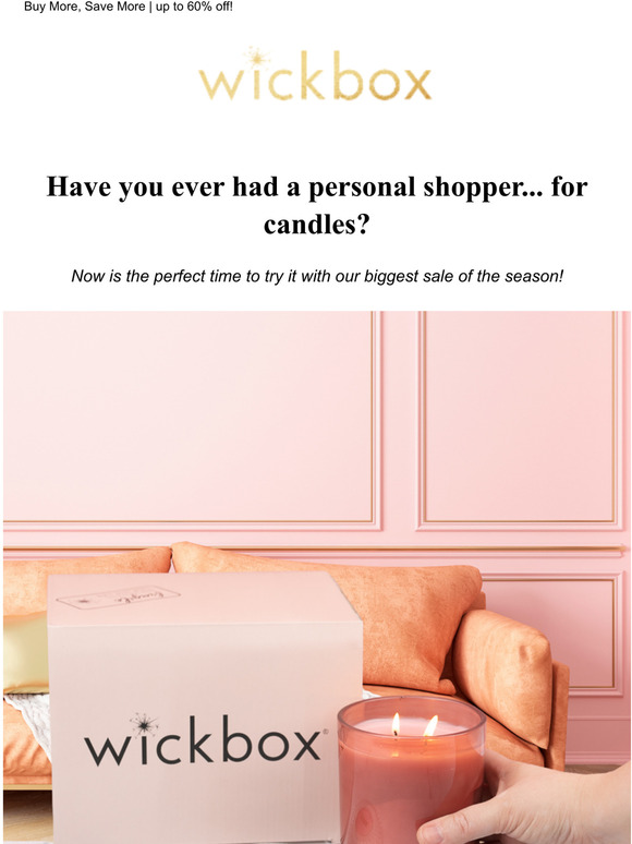 Wickbox: Christmas in July Candle Sale! | Milled