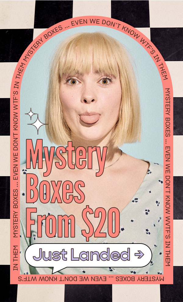 Typo: MYSTERY BOXES ARE BACK | Milled