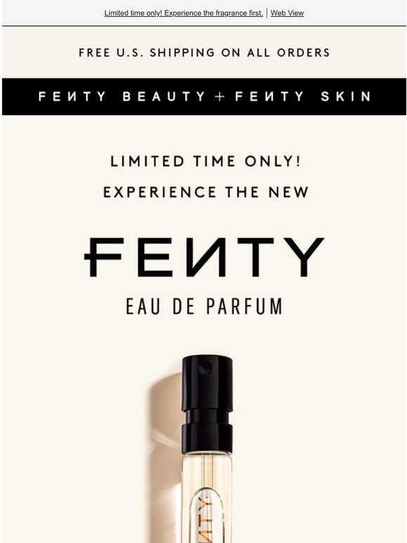 Fenty Beauty: Get a FREE Fenty Eau de Parfum sample with any $40+ order ...