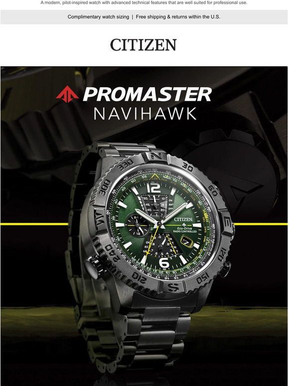 Citizen: Soar to New Heights with Citizen Promaster Navihawk | Milled