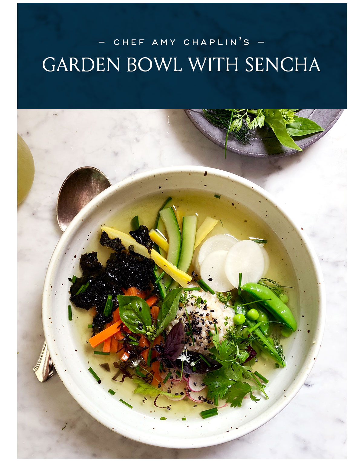 Rishi Tea: Sencha Bowl Recipe by Chef Amy Chaplin | Milled