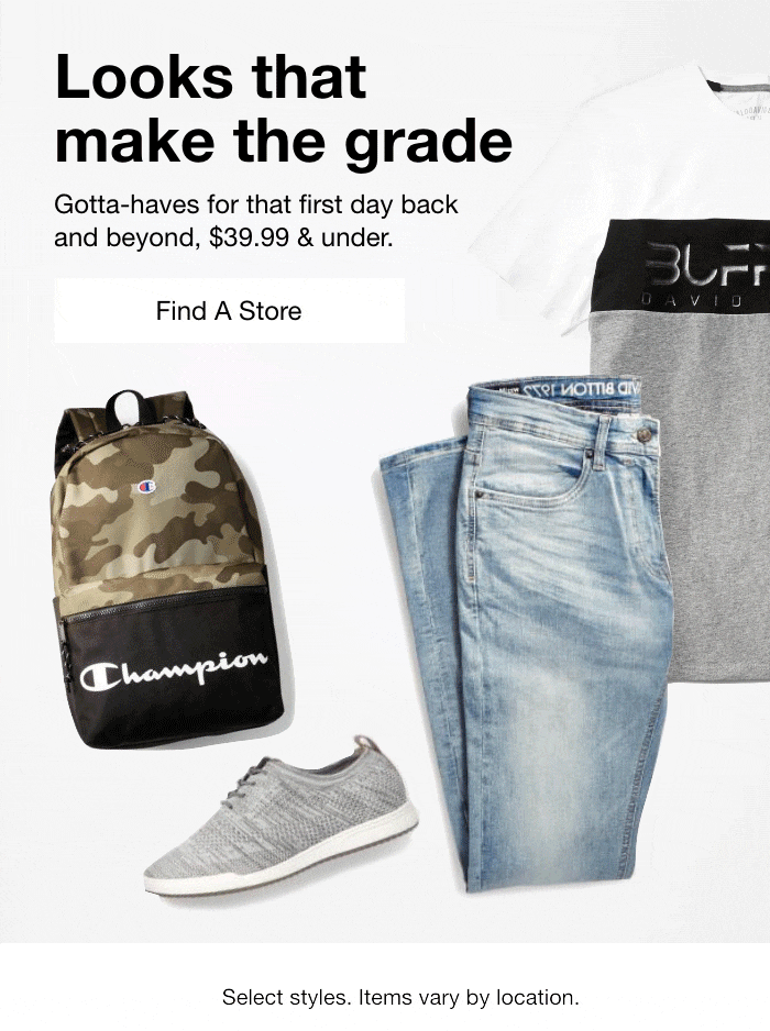 Macy's Backstage: Spotted: outfits (almost) too cool for school | Milled