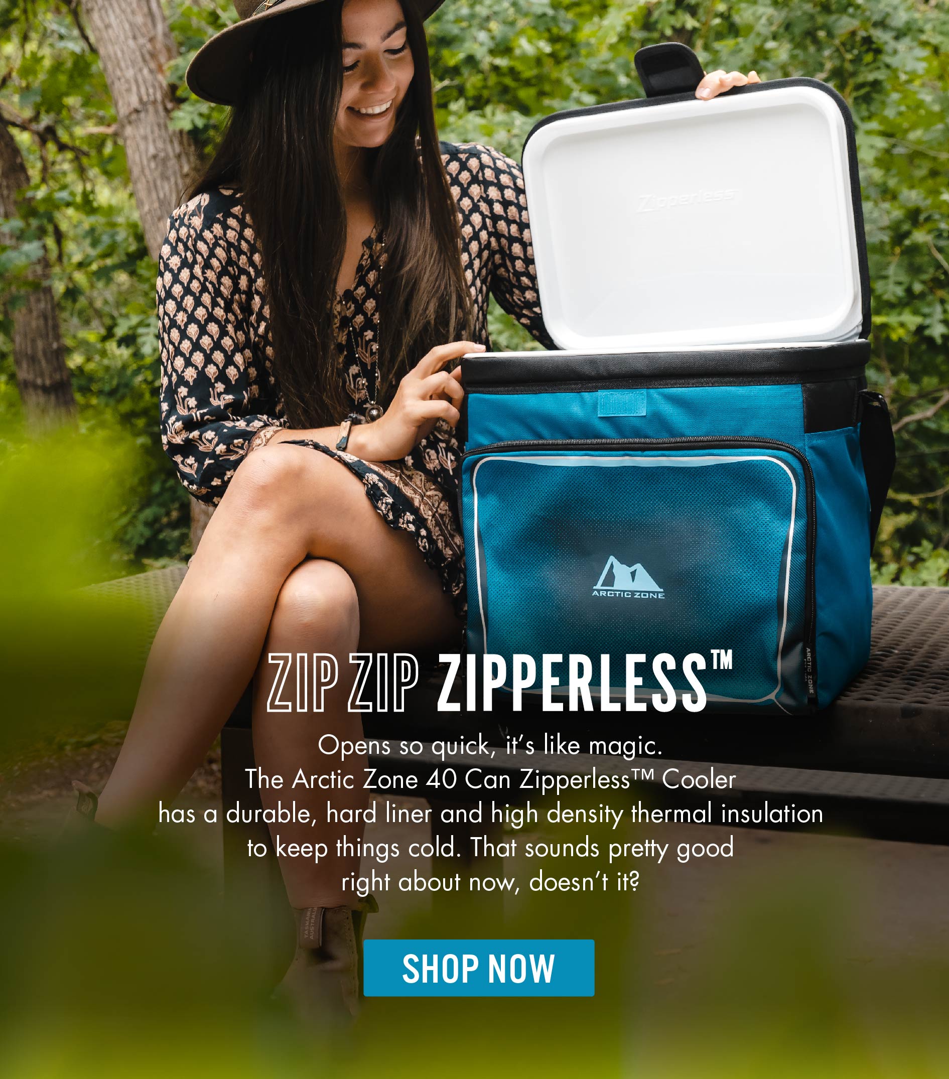 Arctic Zone: 40 Can Zipperless Cooler - Check It Out! | Milled