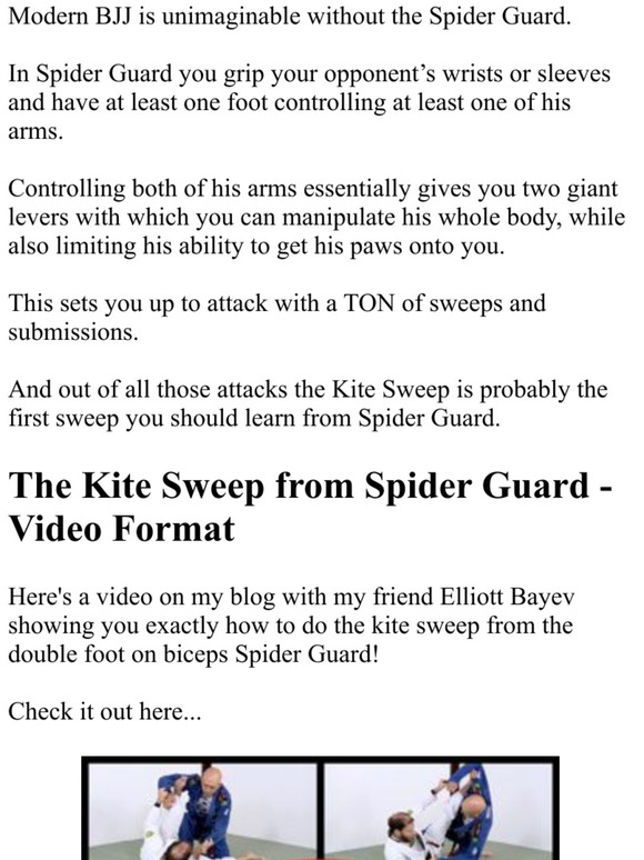 Grapplearts: The First Sweep to Learn from Spider Guard {Detailed ...
