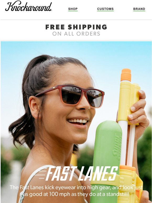 Knockaround: Slick style in a versatile frame | Milled