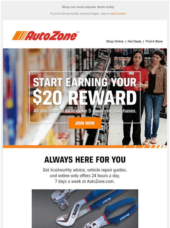 AutoZone: Make repairs more Rewarding | Milled