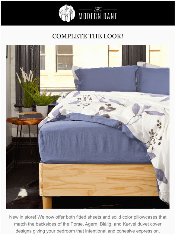 The Modern Dane: NEW! Complete the Look with Matching Cases and Sheets ...