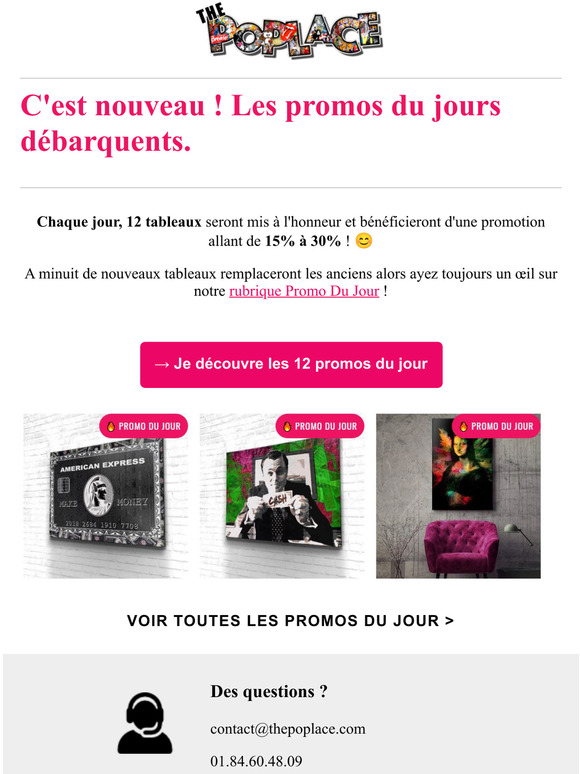 The Poplace: Les promos du jour dbarquent ! Ne les manquez pas. | Milled