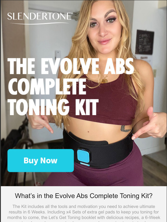 Slendertone: The New Evolve Abs Complete Toning Kit | Milled