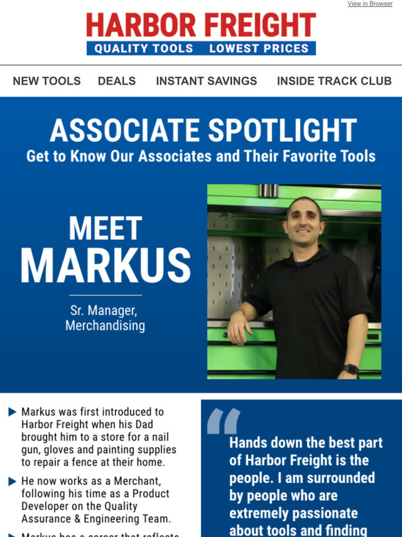 Harbor Freight: Meet Markus | Milled