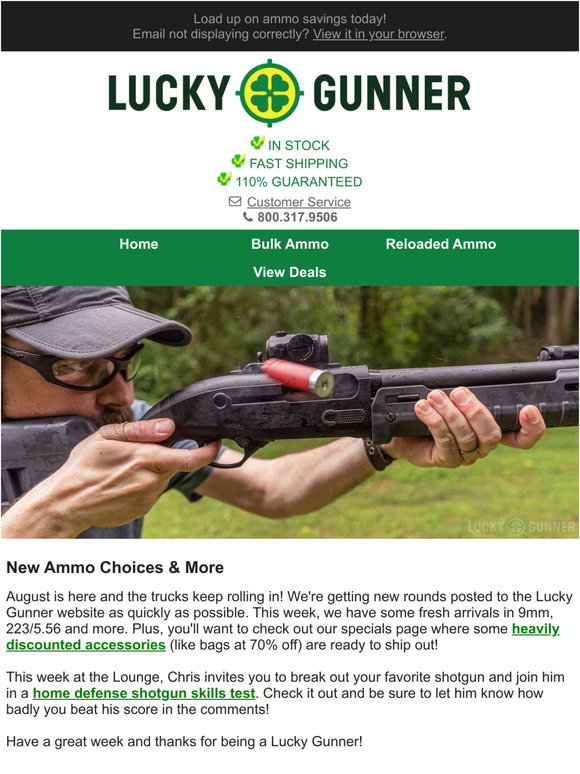 Lucky Gunner: New 9mm, 223 & Big Bag Blowout | Milled