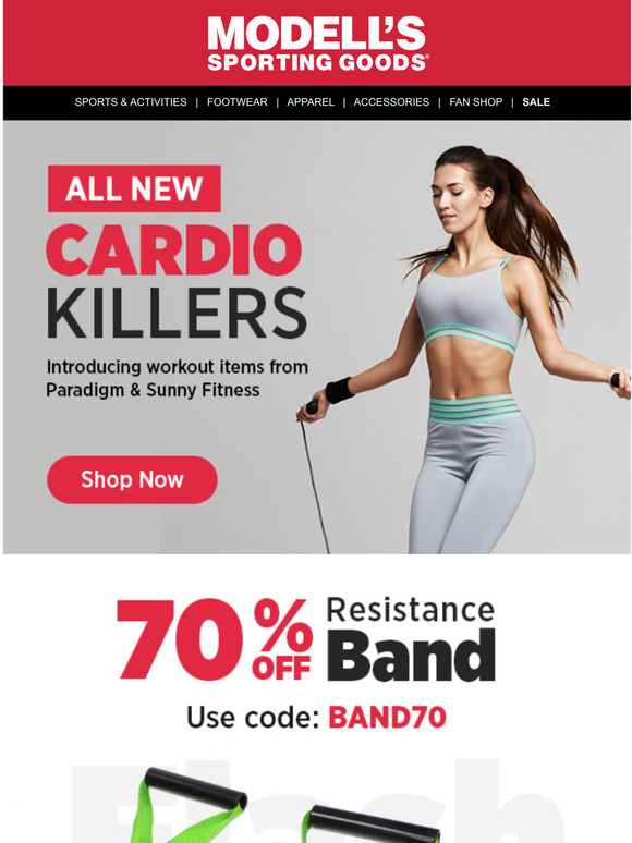 Modell's Sporting Goods: Surprise fitness sale + new home gym equipment ...