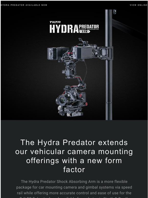 Tilta: Hydra Predator Shock Absorbing Arm Now Available | Milled