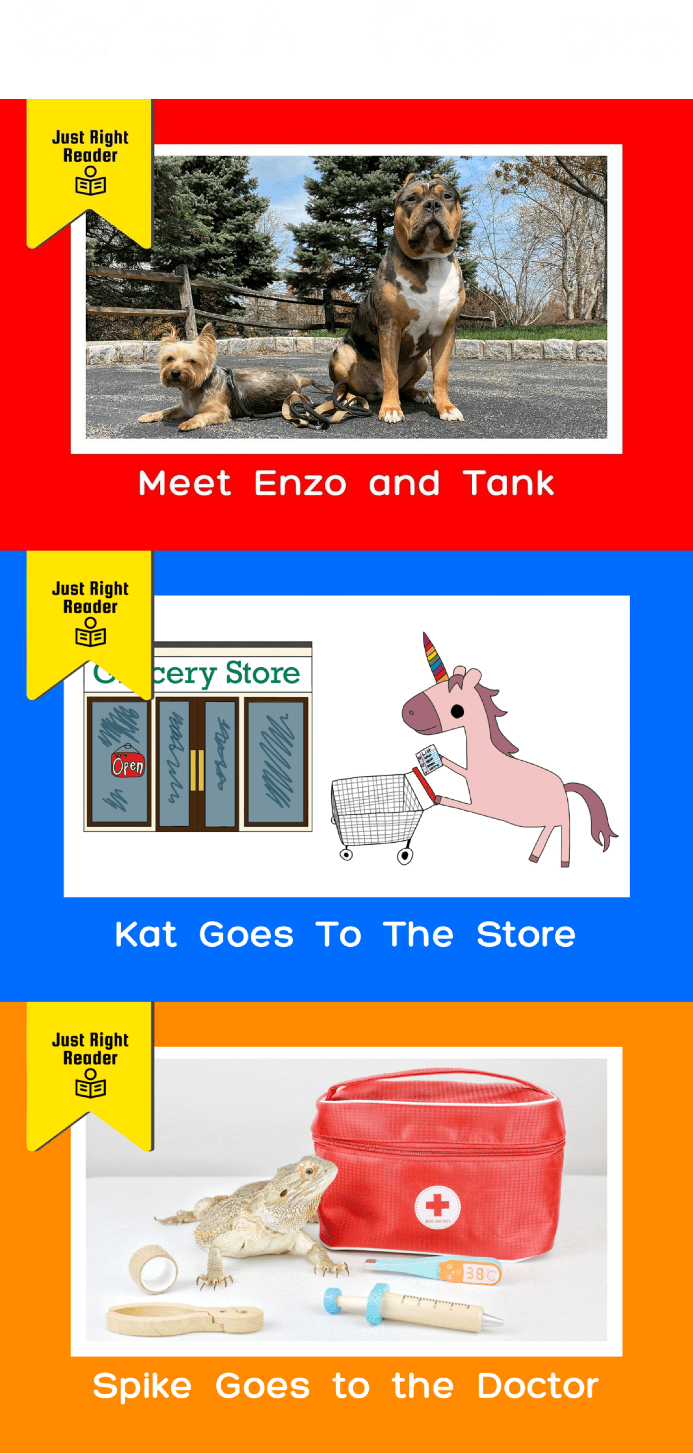 Just Right Reader: Get Ready for School | Milled