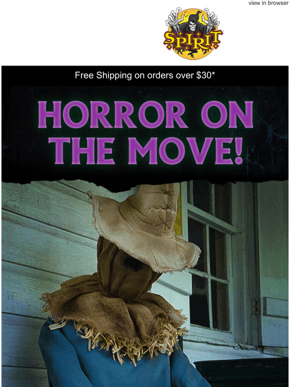 Spirit Halloween: Scary spiders, spooky scarecrows! | Milled