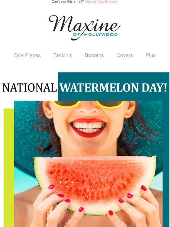 Maxine of Hollywood: Happy National Watermelon Day! | Milled