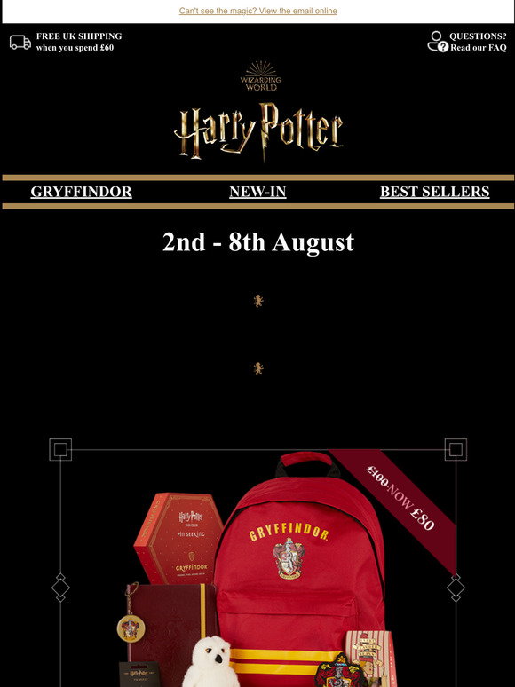 Harry Potter Shop: Celebrate Gryffindor Pride Week! | Milled