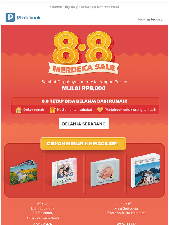 Photobook: Semangat Merdeka dgn promo mulai Rp27,000 & banyak promo ...