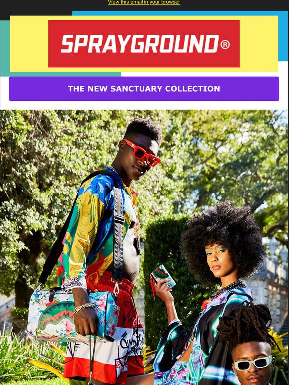 Sprayground: CHECK OUT THE NEW SANCTUARY COLLECTION AVAILABLE NOW | Milled