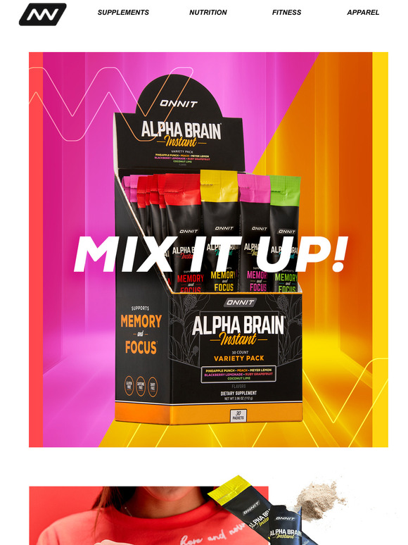 Onnit: Every Alpha BRAIN Instant Flavor in One Place | Milled