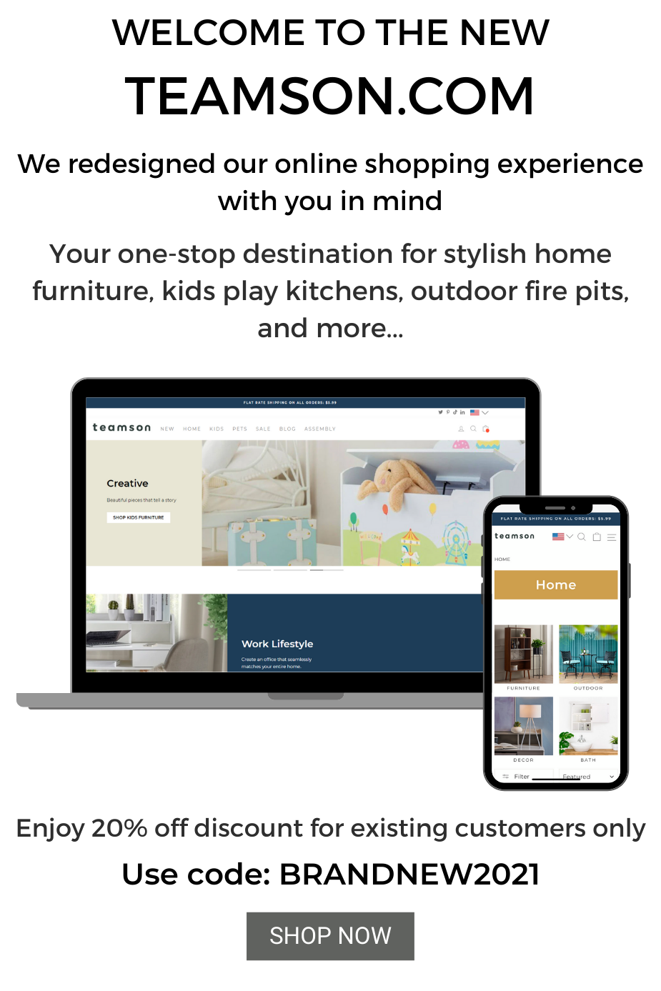 Teamson: Check Out the New Teamson.com! | Milled