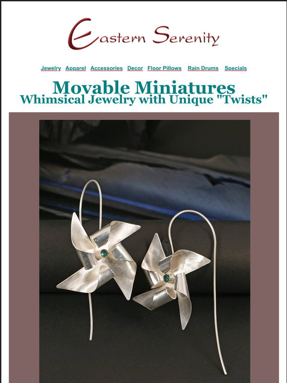 Eastern Serenity: Everyday-inspired mobile jewelry miniatures | Milled