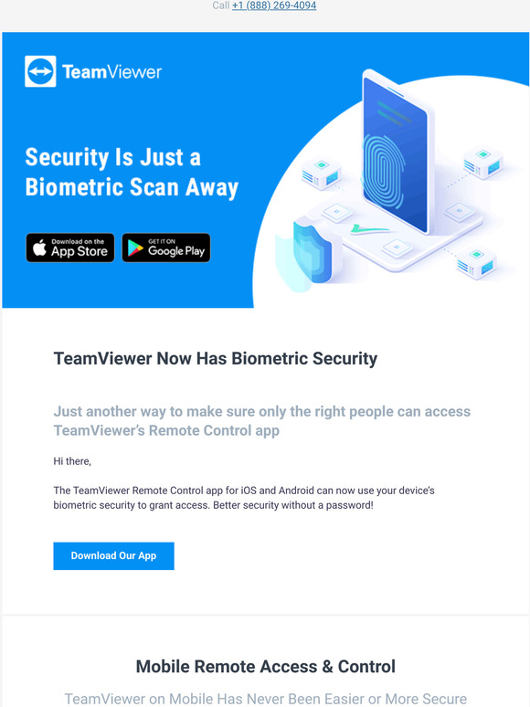 TeamViewer: [NEW FEATURE] Biometric security on TeamViewer Remote ...