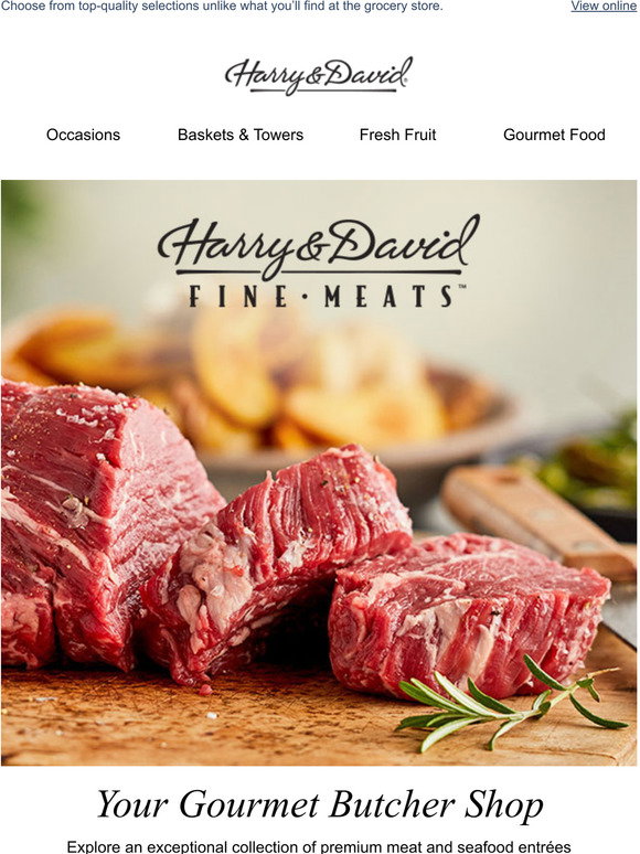 Harry & David: Serve up only the best with Harry & David Fine Meats ...