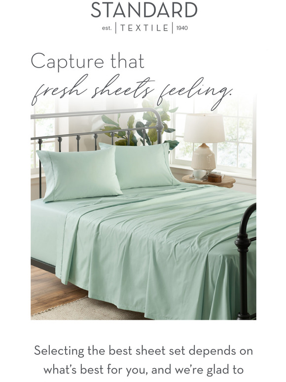 Standard Textile Home: Sheets 101 | Milled