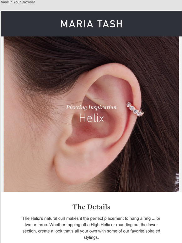 MARIA TASH: Piercing Inspiration: Helix | Milled