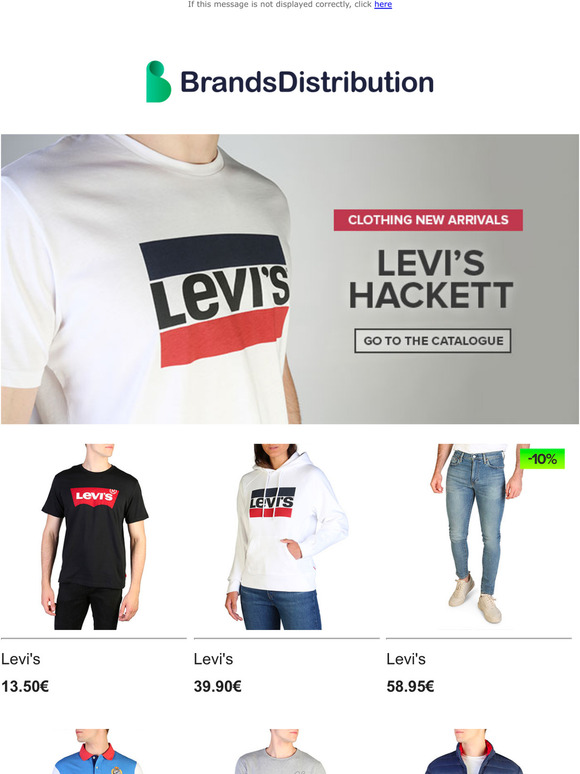 Brandsdistribution: Levi's and Hackett: discover all the new arrivals ...