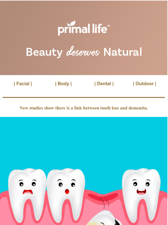 Primal Life Organics: Tooth loss is linked to dementia?? | Milled