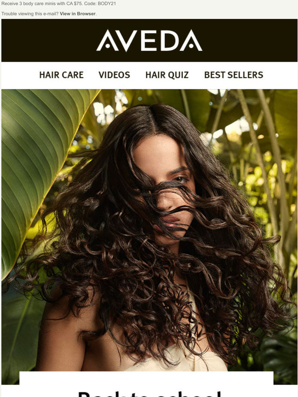 Aveda: Best in class. Back to school essentials for everyone. | Milled