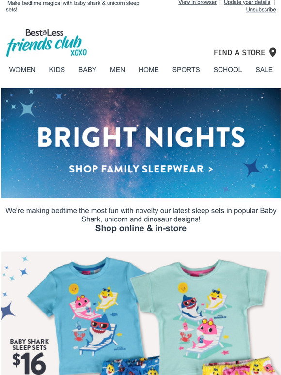 Best & Less: Cute & Colourful PJ sets for you and the kids! | Milled
