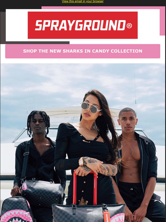 Sprayground: THE NEW SHARKS IN CANDY COLLECTION AVAILABLE NOW | Milled