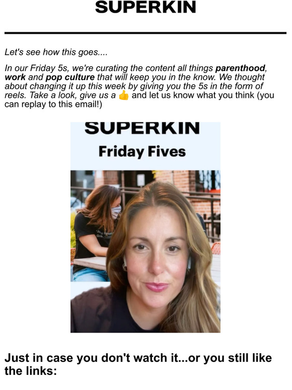 Superkin: Before you go for the weekend... | Milled