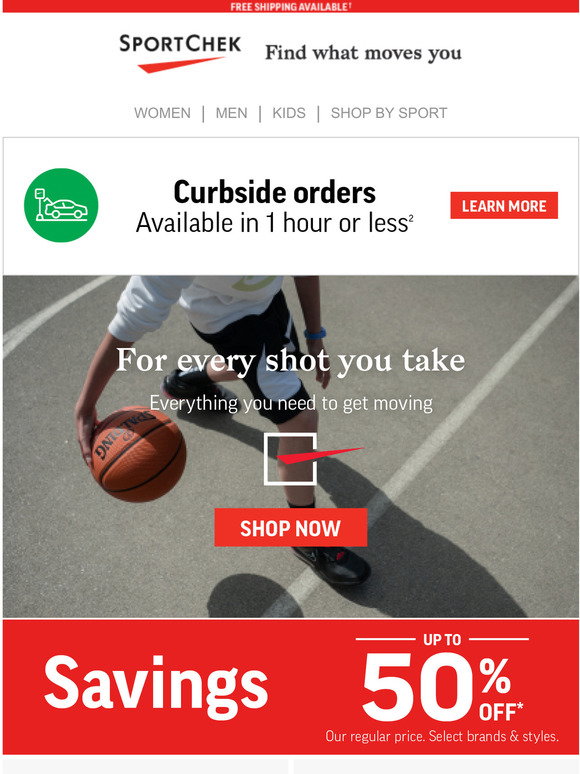 Sport Chek: Everything You Need To Get Moving. Equipment Up To 50% Off ...