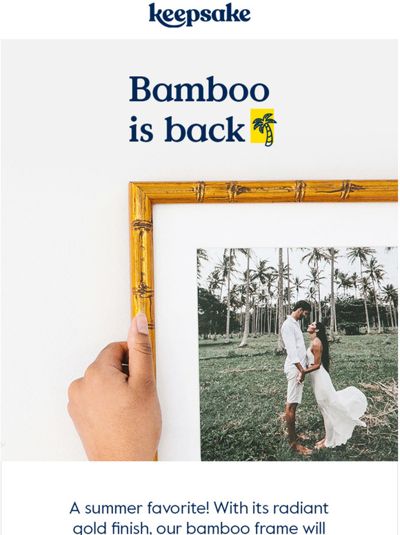 Keepsake Frames: Our Bamboo frame is back! | Milled