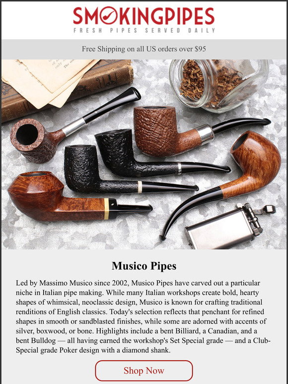 Smokingpipes: New Italian Classics From Musico Pipes | Milled