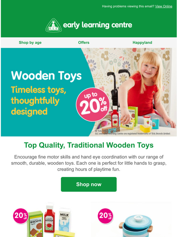 Early Learning Centre: 20% Off Timeless Wooden Toys | Milled