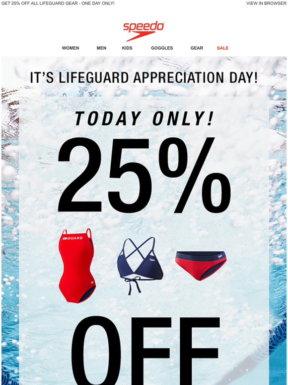 Speedo: Celebrating lifeguard appreciation day | Milled