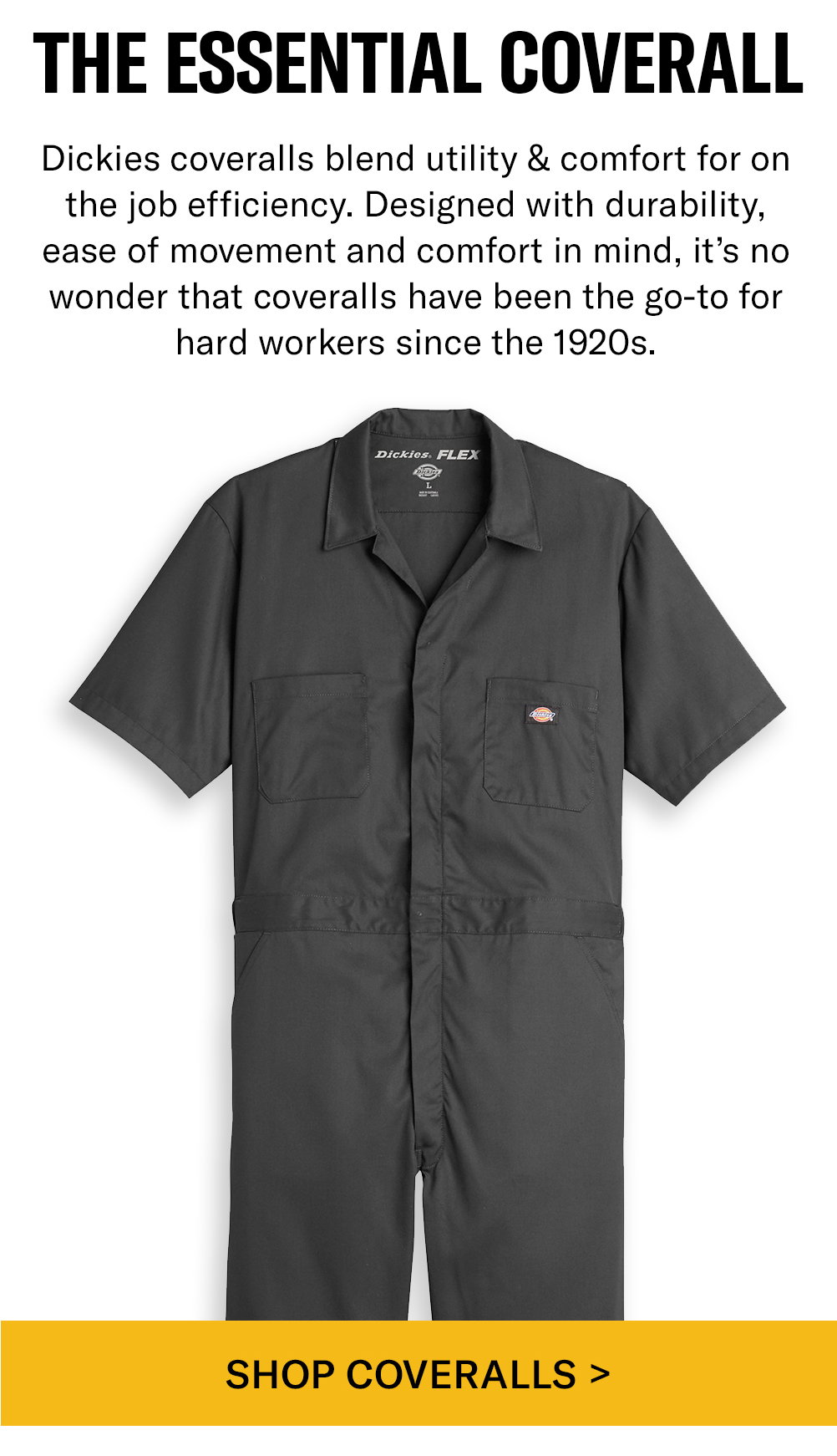Dickies: Work-Ready Coveralls | Milled