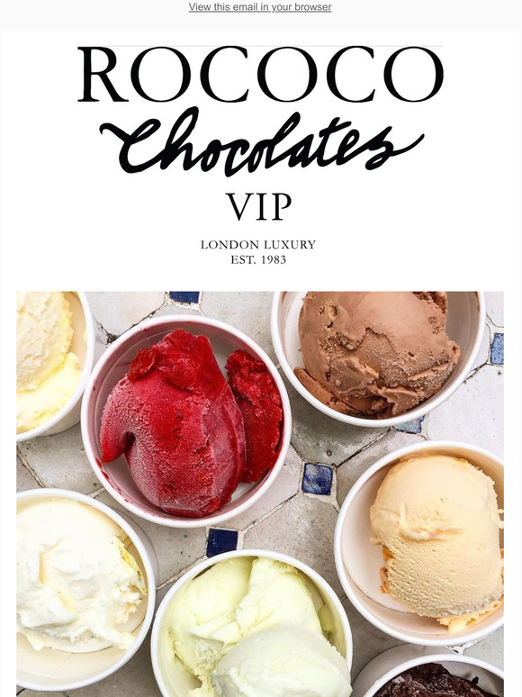 Rococo Chocolates: Meet our New Ice Cream Flavours this month | Milled