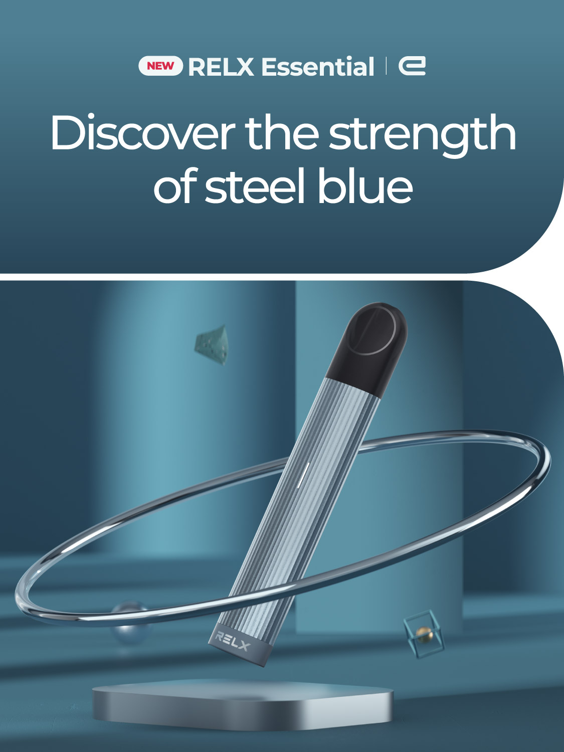 RELX: New Color Launch: Steel Blue for RELX Essential | Milled