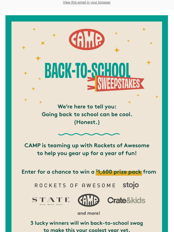 CAMP: Back-to-School CAN Be Cool | Milled