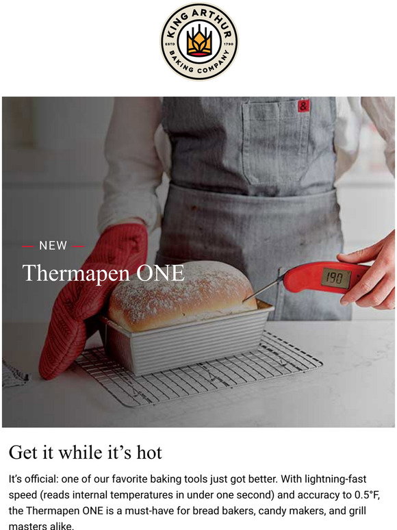 King Arthur Baking Company: The NEW Thermapen ONE is Here! | Milled